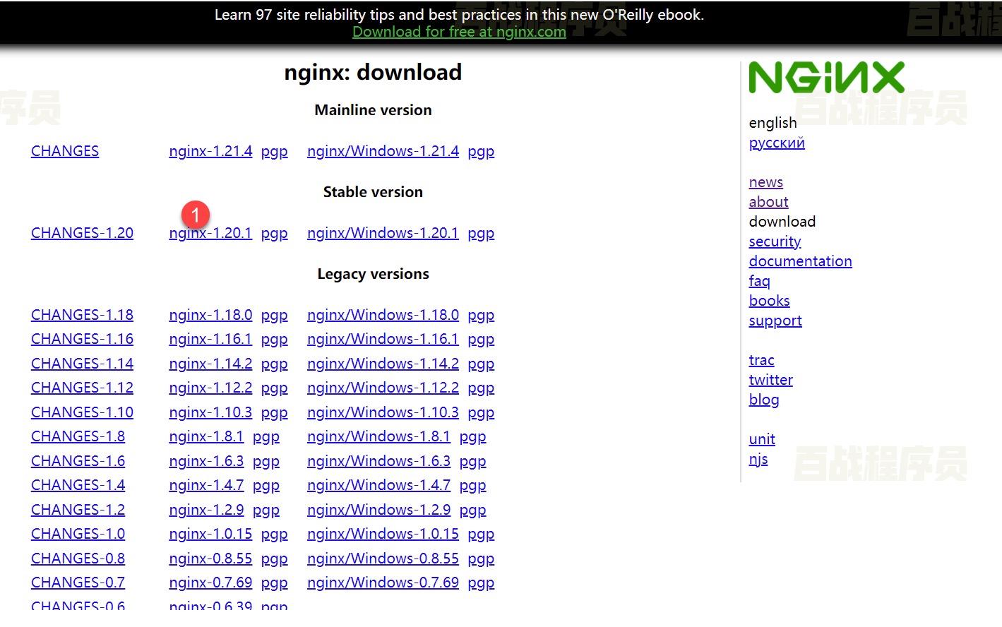 Nginx下载与安装 【官方】百战程序员it在线教育培训机构体系课程在线学习平台